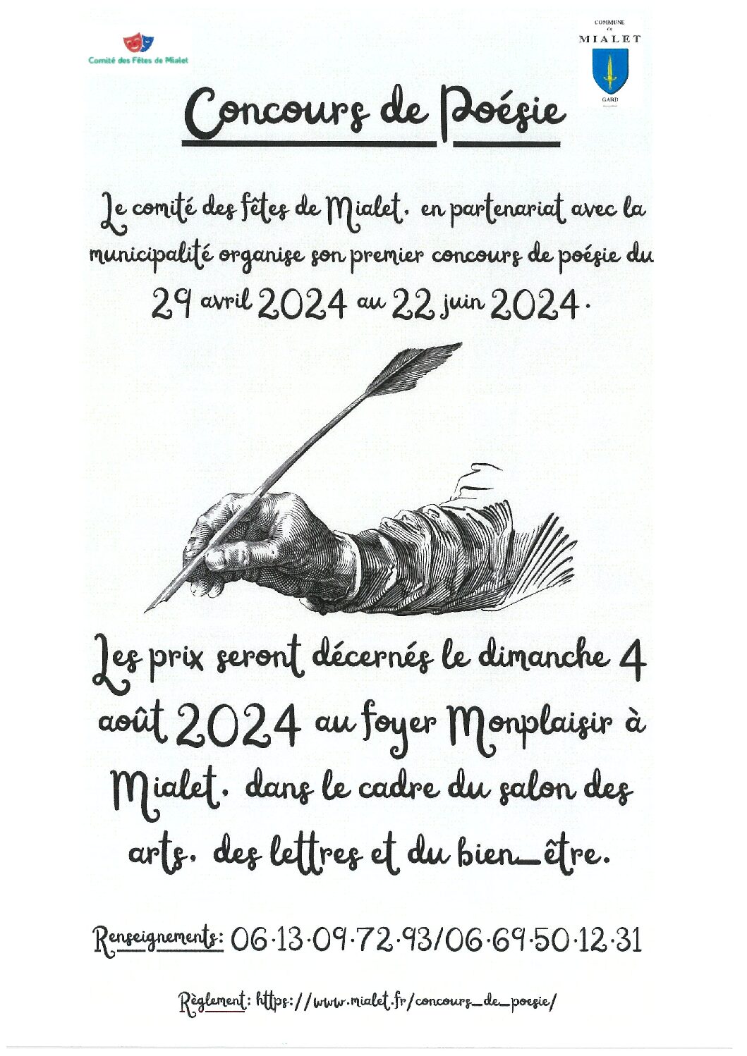 infos des asso - Mairie de Mialet